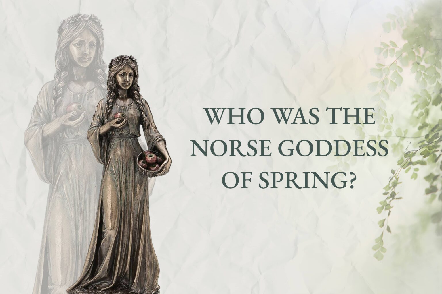 Who Was The Norse Goddess Of Spring? - Viking Style