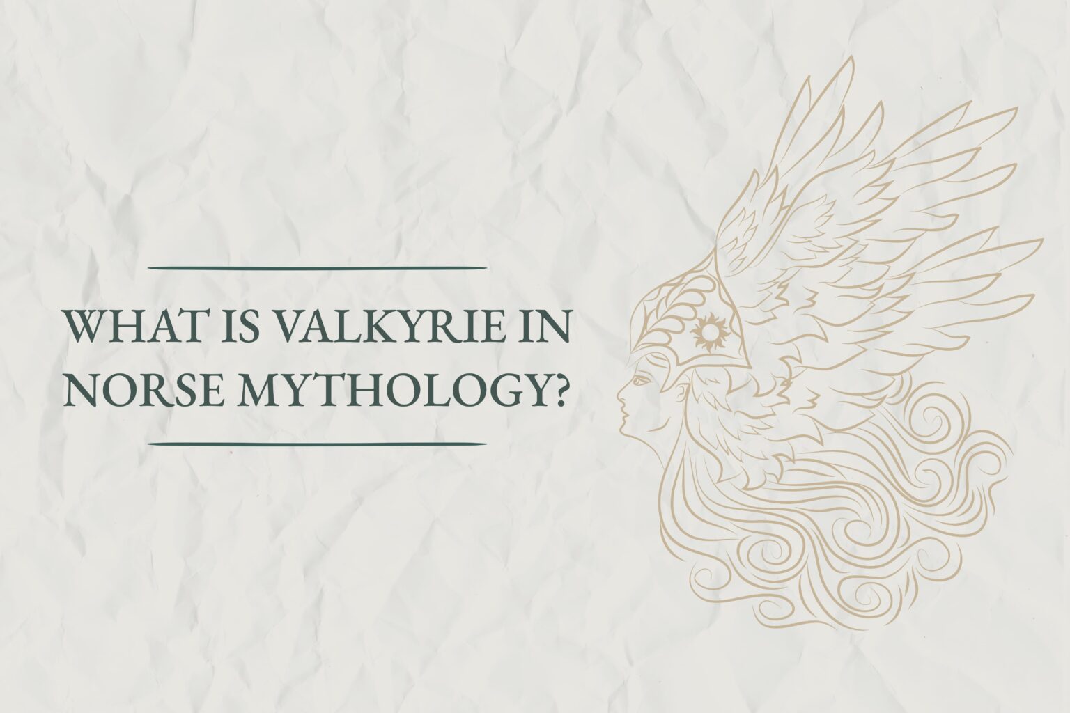 What Is Valkyrie In Norse Mythology? - Viking Style