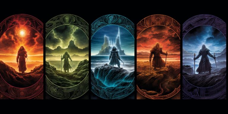 The Nine Realms of Norse Mythology - Viking Style