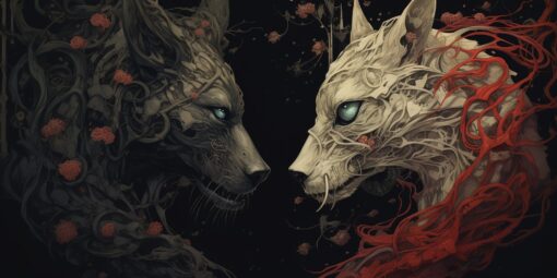 Sköll and Hati: Eclipsing Stories in Norse Mythology - Viking Style