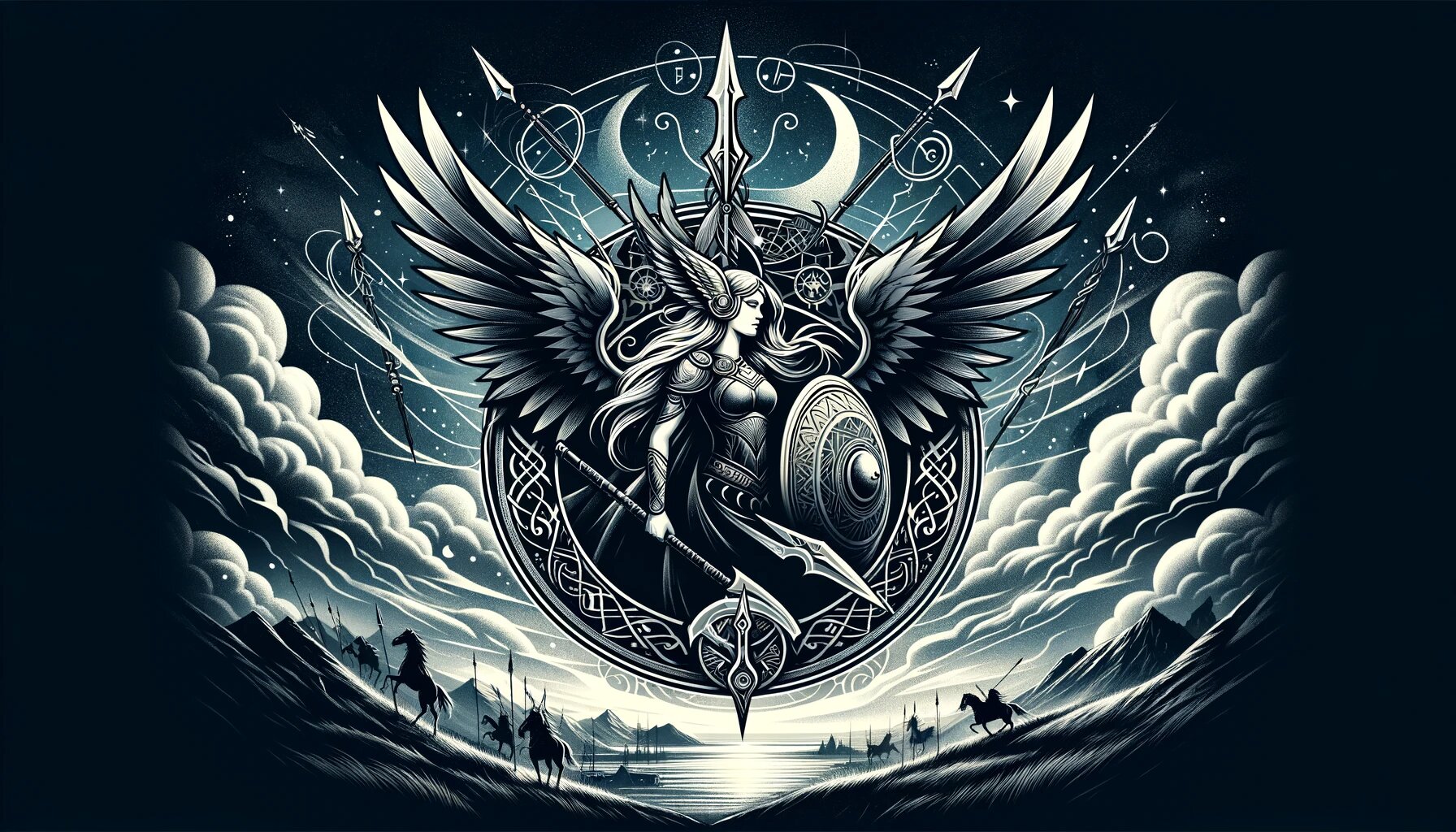 Viking Symbol For Female Warrior - Viking Style