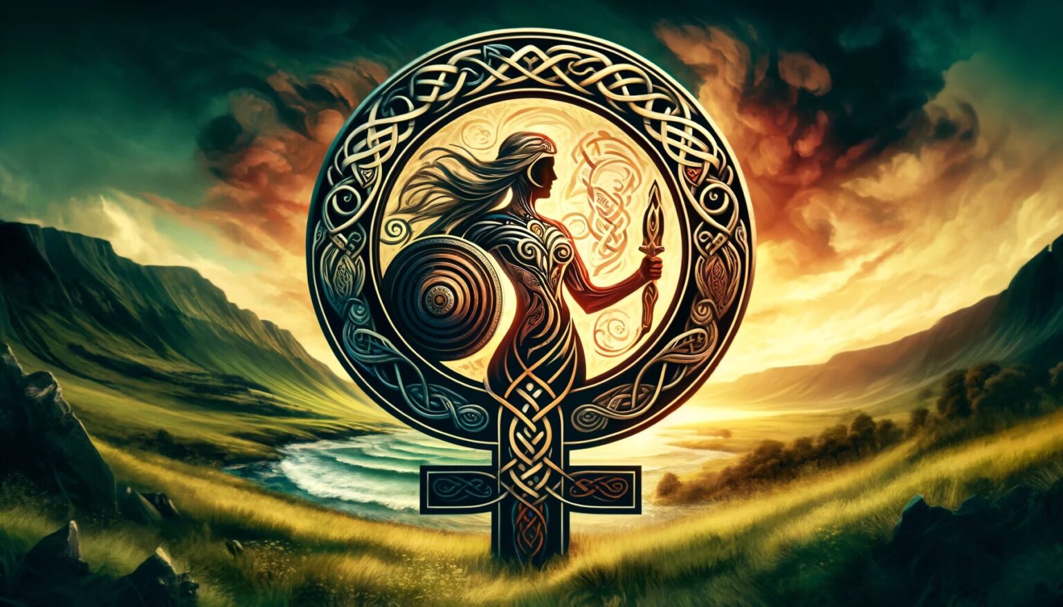 Viking Symbol For Female Warrior - Viking Style