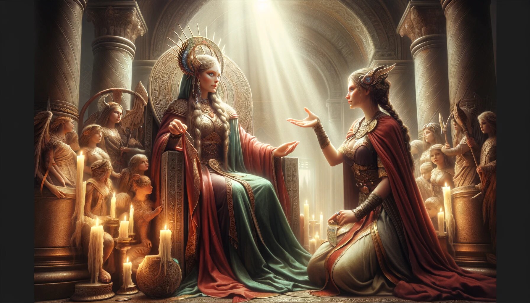 Fulla Goddess In Norse Mythology - Viking Style