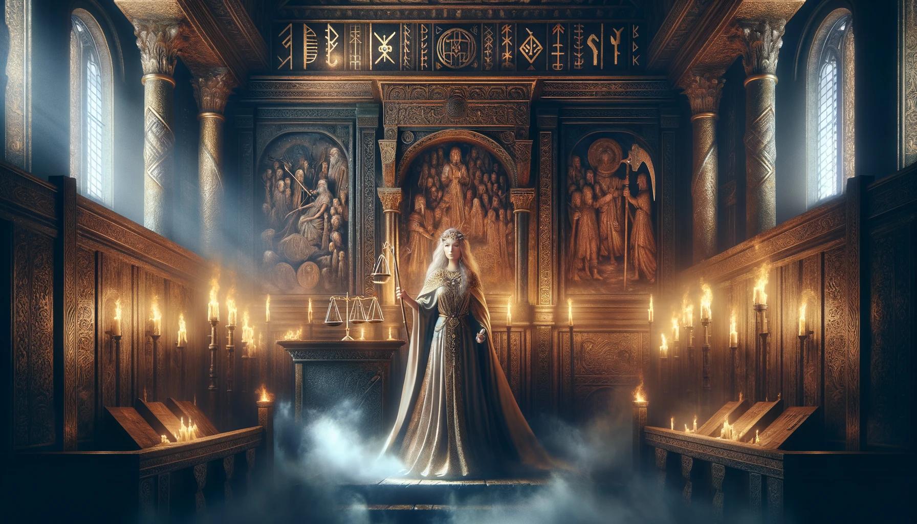 Syn Norse Mythology Goddess - Viking Style