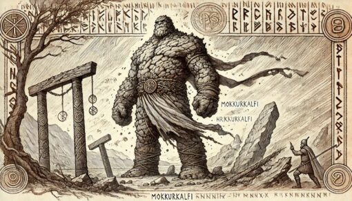 Thor`s Duel with Hrungnir - Viking Style