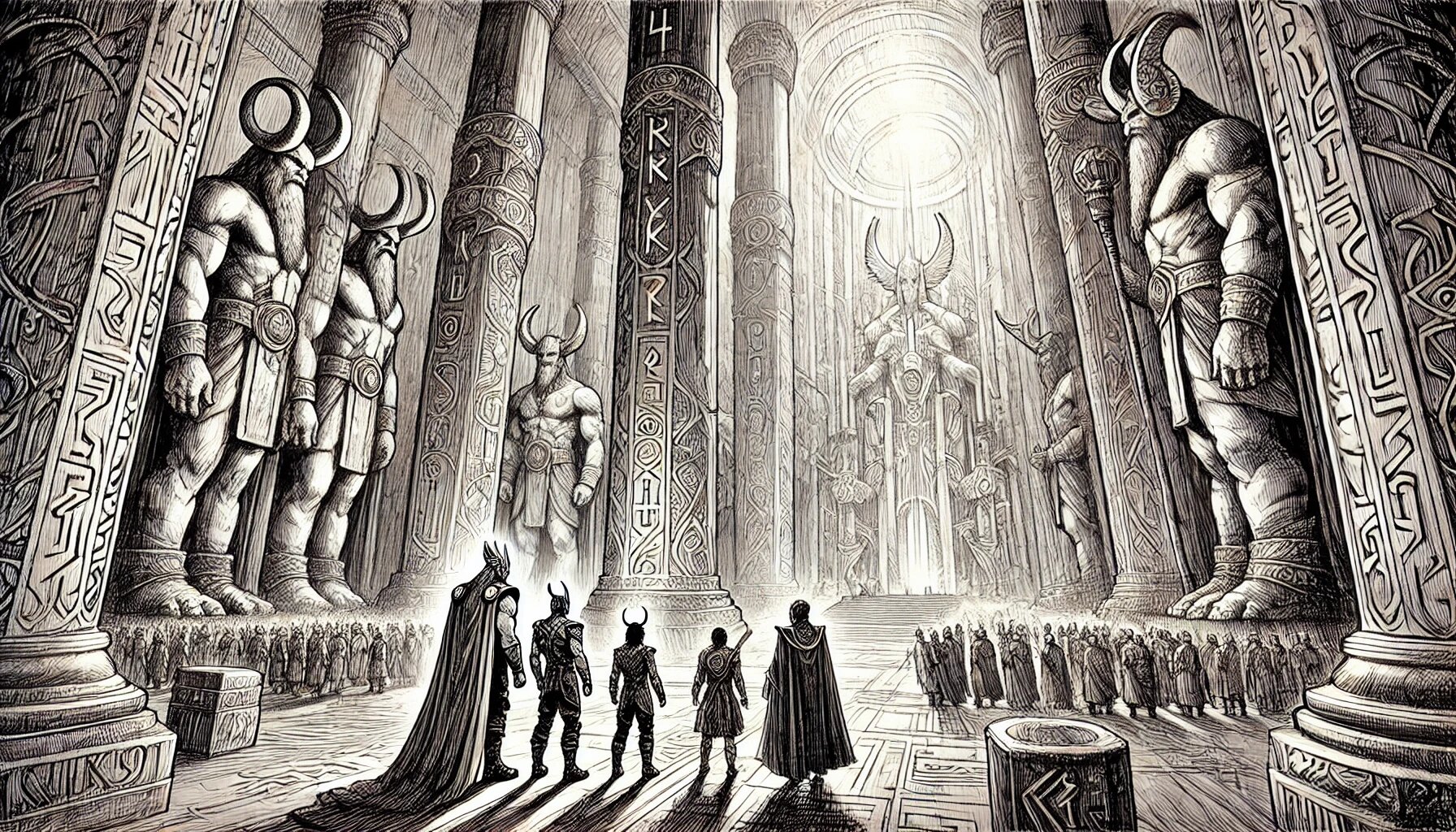 Thor’s Journey To Utgard - Viking Style