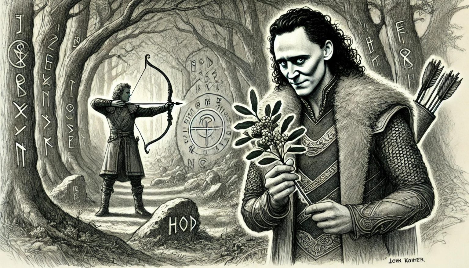 The Death Of Baldur - Viking Style